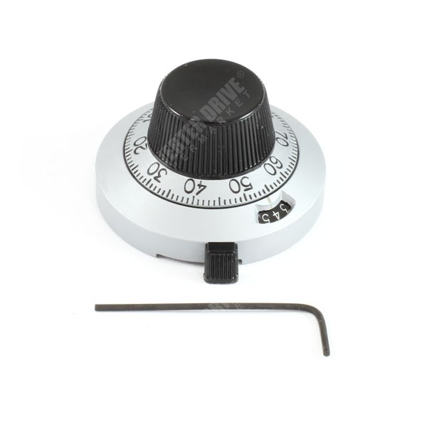 Large 10 Turn Counting Dial / Knob for Potentiometer - Potentiometers